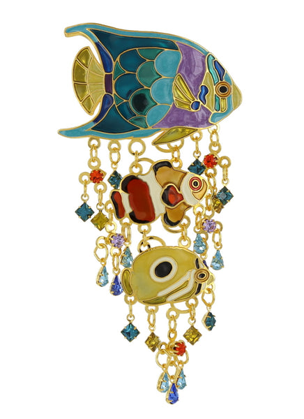 Coral Sea Pin – Lunch at the Ritz Earwear Inc.